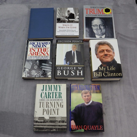 Accents | Bush Nixon Ford Carter Truman Hardback President Political ...